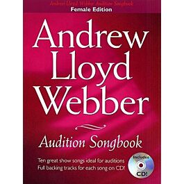 AUDITION SONGS WEBBER FEMALE BK/CD