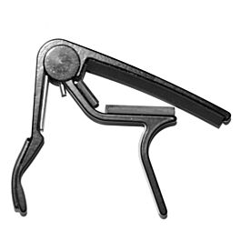 Jim Dunlop Electric Guitar Trigger Capo Curved in Black