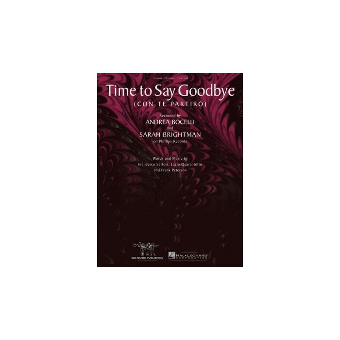 TIME TO SAY GOODBYE (CON TE PARTIRO) S/S PVG